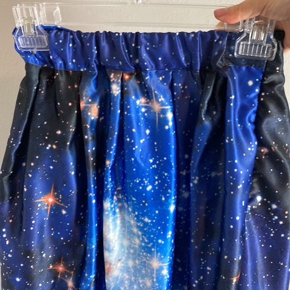 Skirts | Space Skirt Outer Space Stars And Galaxy | Poshmark